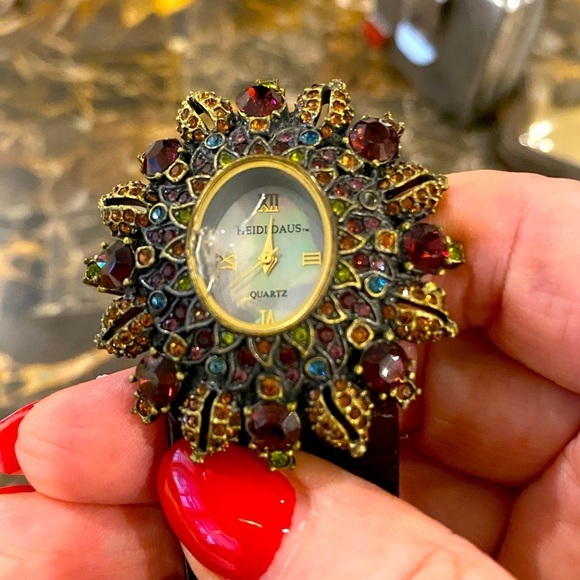 Heidi Daus | Jewelry | Heidi Daus Jeweled Watch | Poshmark